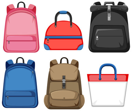 Open Backpack Clip Art