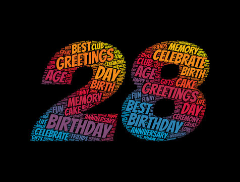 Happy-28Th-Birthday Images – Browse 19 Stock Photos, Vectors, and Video ...
