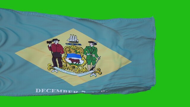 Current State Of Delaware Flag