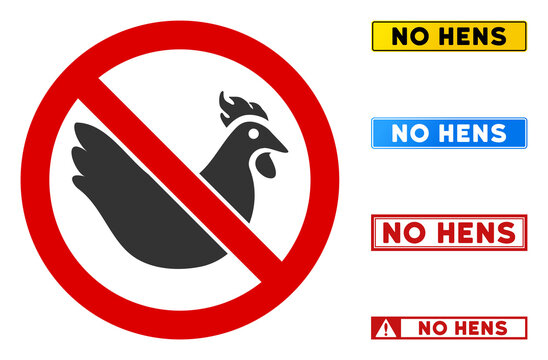 Roosters Prohibited Sign Images – Browse 169 Stock Photos, Vectors, and ...