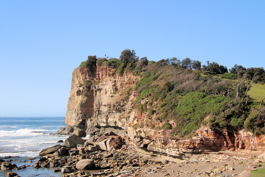 Wave Cut Cliffs In America