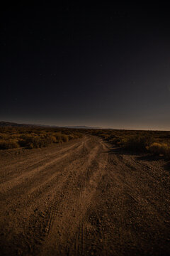 Dirt Road At Night