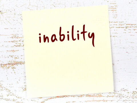Inability 이미지 – 찾아보기 5,289 스톡 사진, 벡터 및 비디오 | Adobe Stock