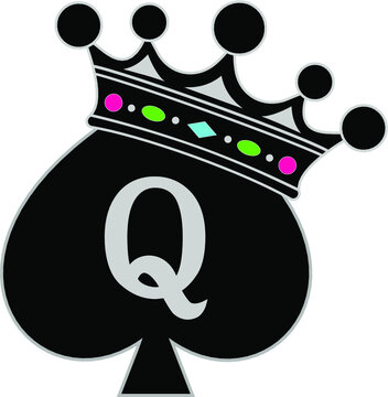 Q Spade Symbol