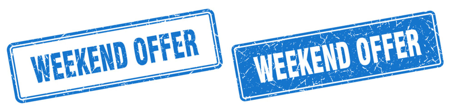 Afbeeldingen over "Weekend Offer" – Blader in stockfoto's, vectoren en ...