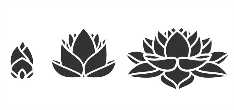 Lotus Stencil Design