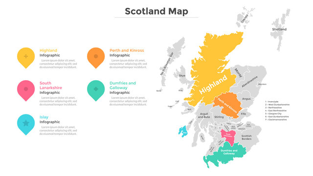 Scotland Regions Map Images – Browse 2,715 Stock Photos, Vectors, and ...