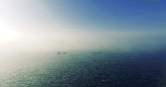 Foggy Ocean Wallpaper