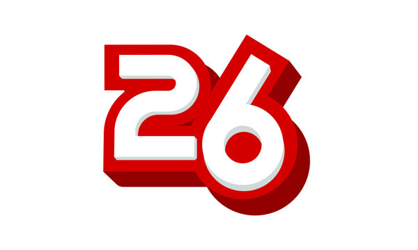 Number 26 Logo