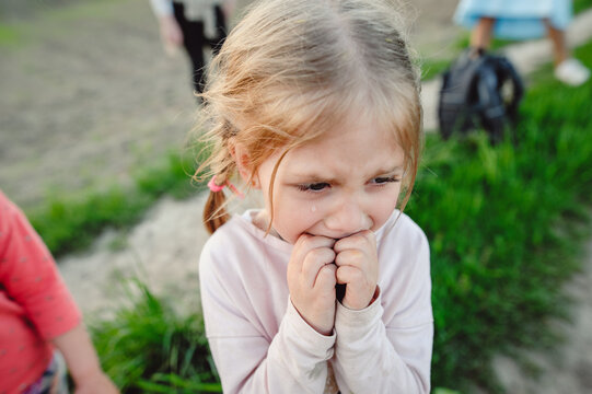 Homeless Child Crying