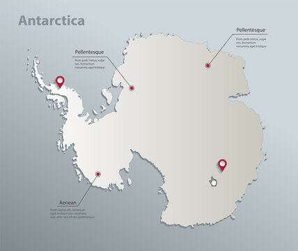 Detailed Map Of Antarctica Stations