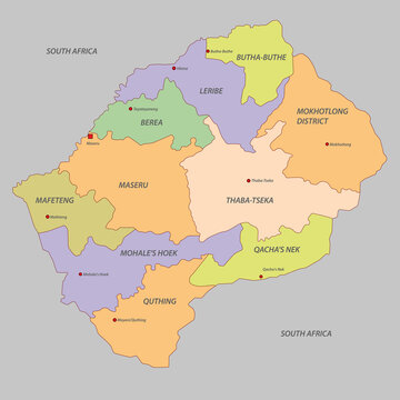 Basotho Map