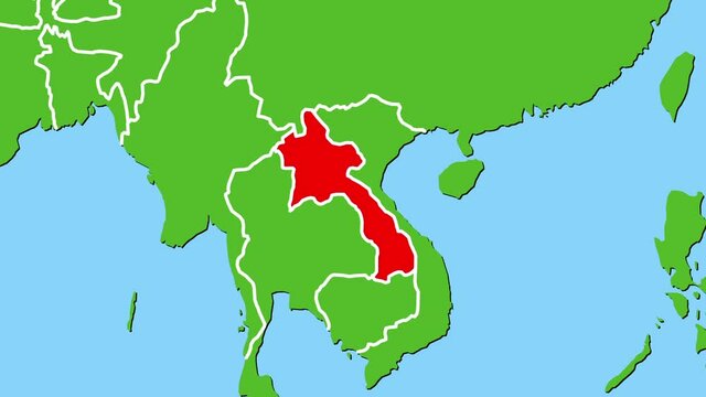 Hmong People Map