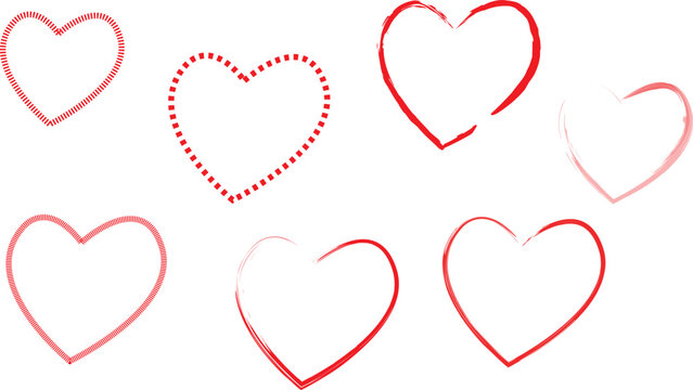 36,542 BEST Red Heart Outline IMAGES, STOCK PHOTOS & VECTORS | Adobe Stock