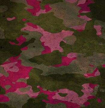 Pink And Green Camo Background