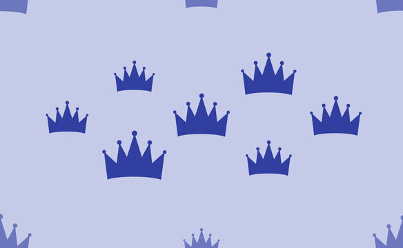 Blue Crown Background