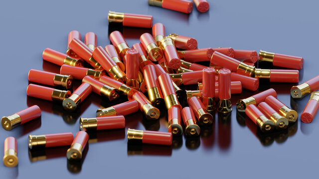 12 Gauge Shotgun Shell Background