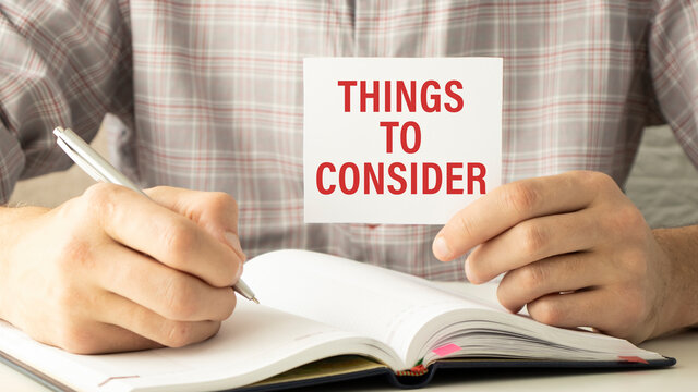 "Things To Consider" Images – Browse 606 Stock Photos, Vectors, and ...