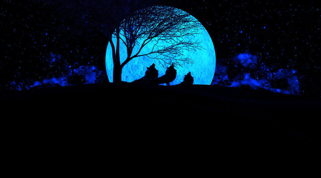 Midnight Blue Moon Images – Browse 33,158 Stock Photos, Vectors, and ...