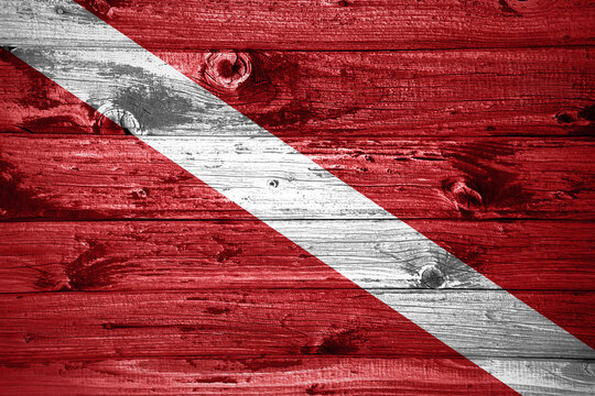 Scuba Diving Flag Wallpaper