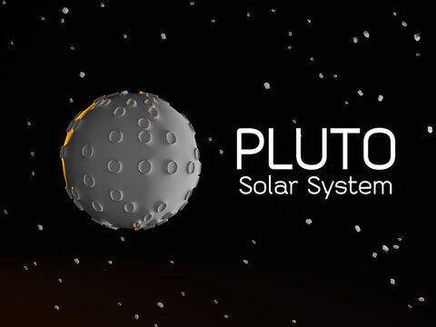 Pluto 3d Planet Project