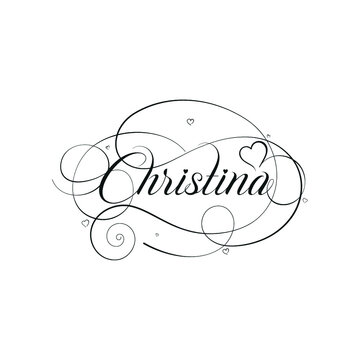 Christina Name Design