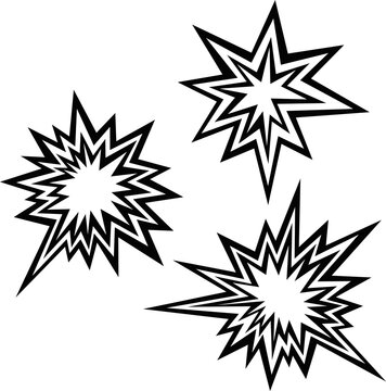 Explosive Sign In Black And White