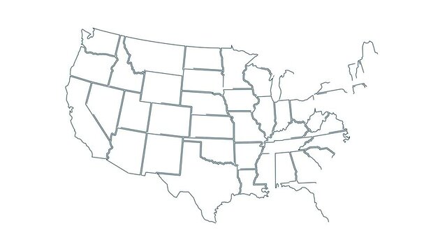 United States Map Gray Images – Browse 28,676 Stock Photos, Vectors ...