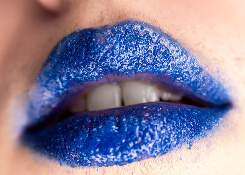 Blue Lipstick