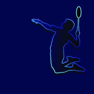 Badminton Jump Smash Wallpaper