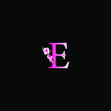E Letter Design Wallpaper