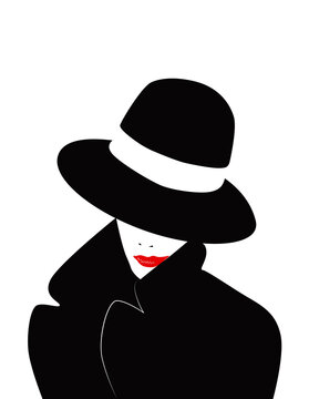 Mystery Woman With Hat