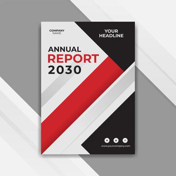 Annual Report Template Red Black Images – Browse 3,422 Stock Photos ...
