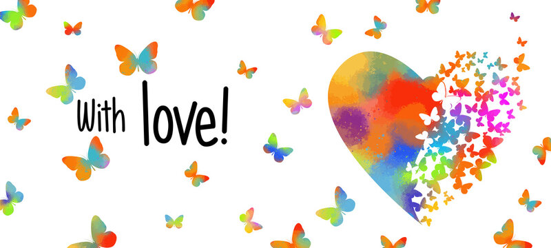 1,468 BEST Rainbow Heart Border IMAGES, STOCK PHOTOS & VECTORS | Adobe ...