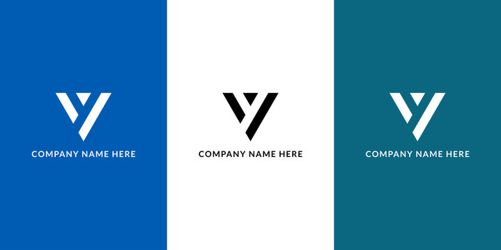 Red V Logo Name