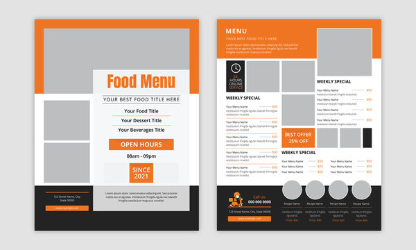 "Menu Template" Billeder – Gennemse 7,451 stockfotos, vektorer og ...