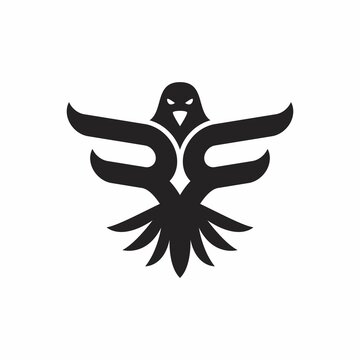 Raven Superhero Logo