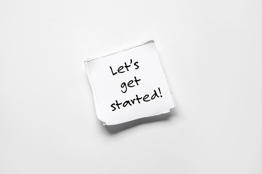 Let's Get Started Images – Browse 5,726 Stock Photos, Vectors, and ...