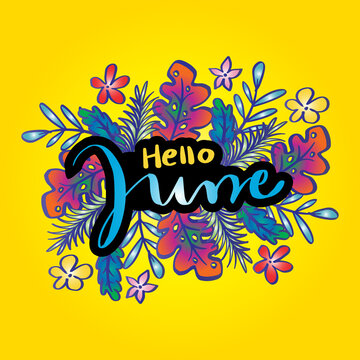 1,380 BEST "Hello June" IMAGES, STOCK PHOTOS & VECTORS | Adobe Stock