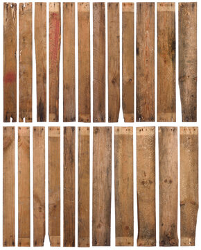 Single Wood Plank Weathered