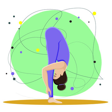 "Standing Forward Bend" Images – Browse 255 Stock Photos, Vectors, and ...