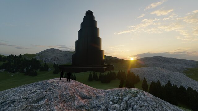 Obrazy ("Black Tower") — zdjęcia, wektory i wideo bez tantiem (630 ...