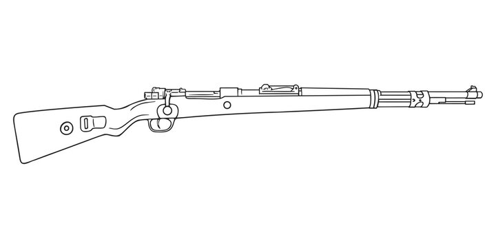 Rifle De Karabiner 98K Ilustración Del Ilustración De, 42% OFF