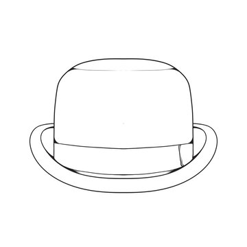 Bowler Hat Stencil