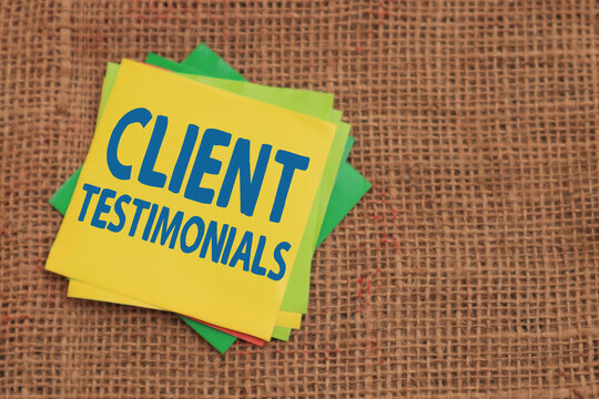 "Client Testimonials" Images – Browse 307 Stock Photos, Vectors, and ...