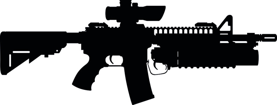 M16a4 Silhouette