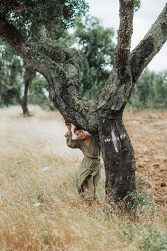 canaan tree cork wallpaper