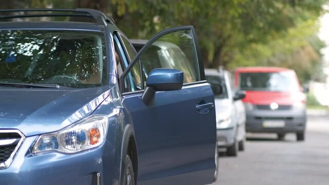 Woman Getting Out Of Car Images – Browse 4,547 Stock Photos, Vectors ...