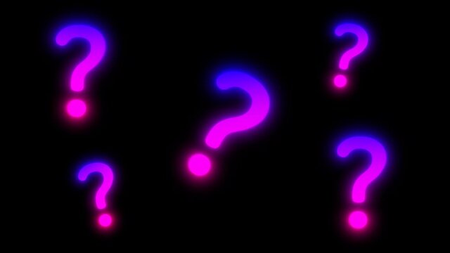 Purple Question Marks