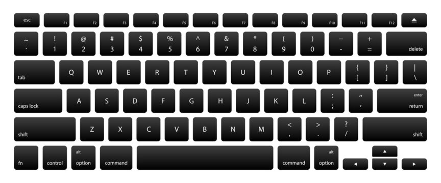 Computer Keyboard Layout Printable